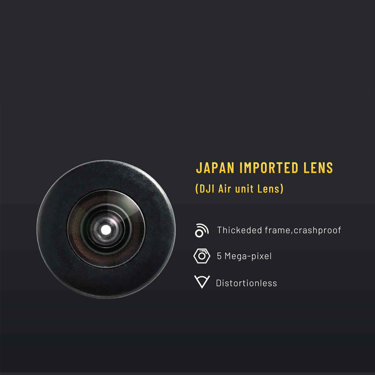 Caddx Ratel 2 1/1.8'' Starlight 1200TVL 2.1mm Lens FOV 165° NTSC/PAL 16 ...