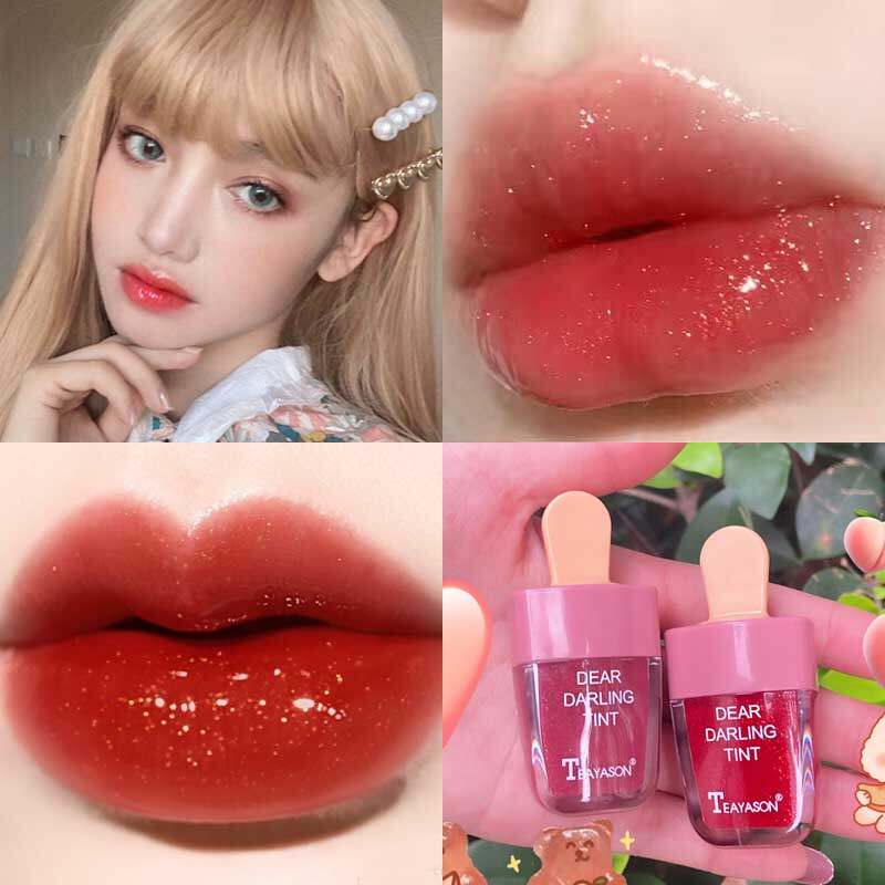 100% Oisk ไอศกรีมผลไม้ Lip Tint กันน้ำไม่ติดถ้วยลิปกลอส - Iomlss Beauty ...