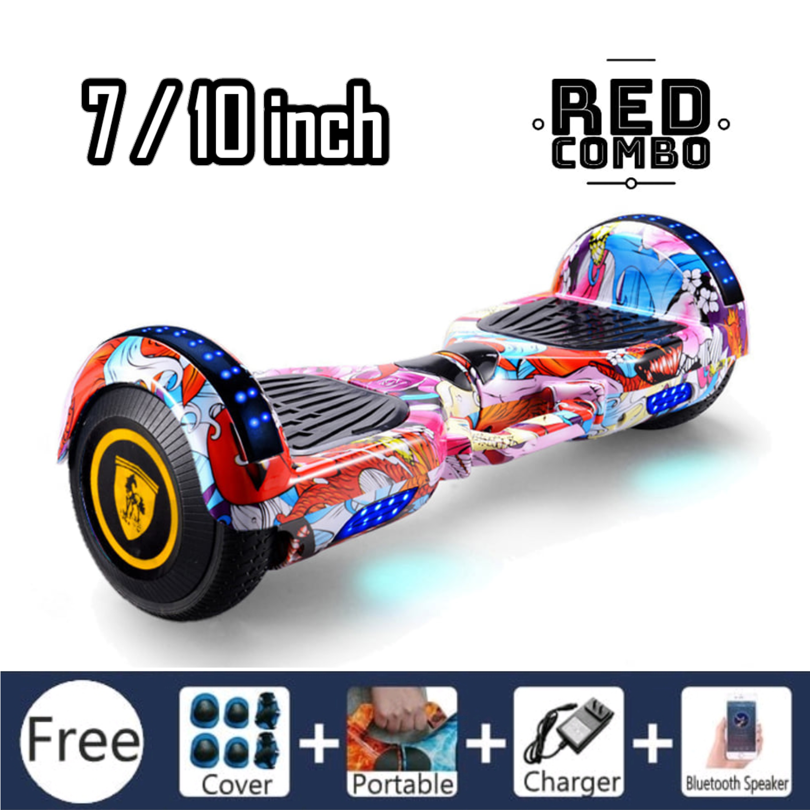 Hoverboard Two-Wheel Hoverboard Self Balancing Hover board Electric ...