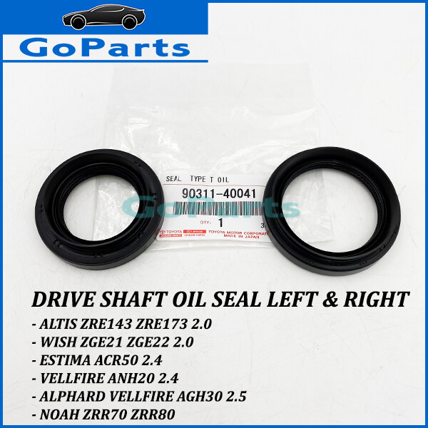 100% Original Drive Shaft Oil Seal Toyota Altis Zre143 Zre173 Wish ...
