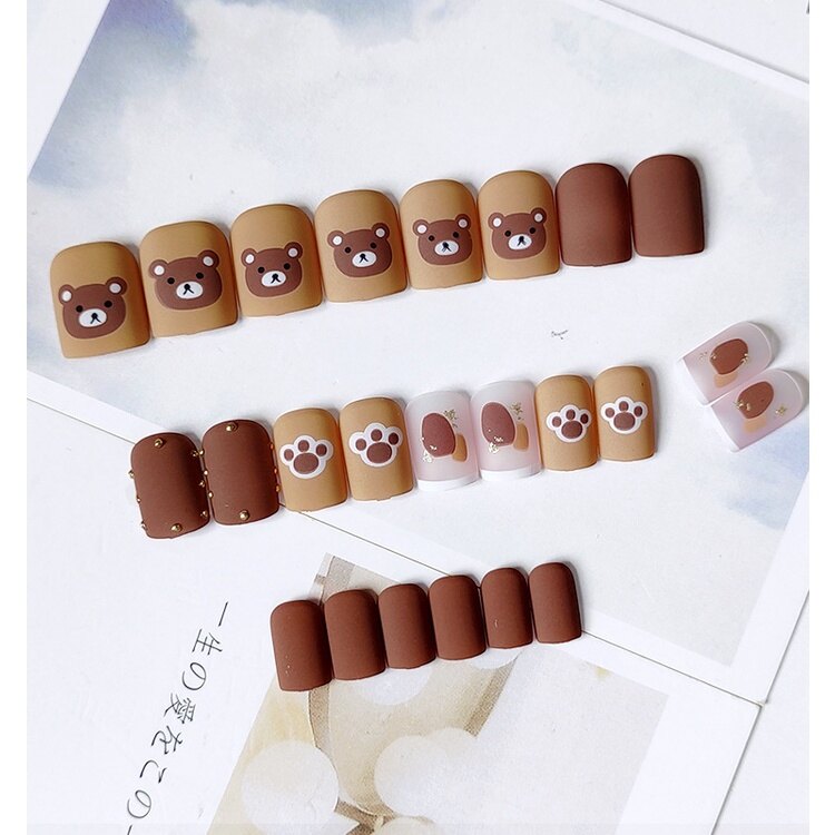 Buy 1 Get 1 Free Modelones Fake Nails With Glue Press On Nail Short ...