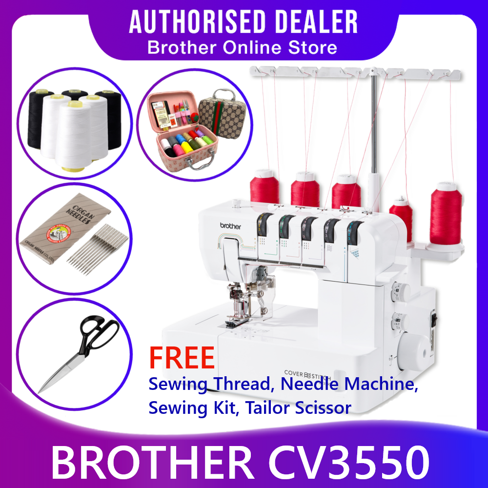 🔥READY STOCK🔥 Brother CV3550 Double-Sided Cover Stitch Machine ...