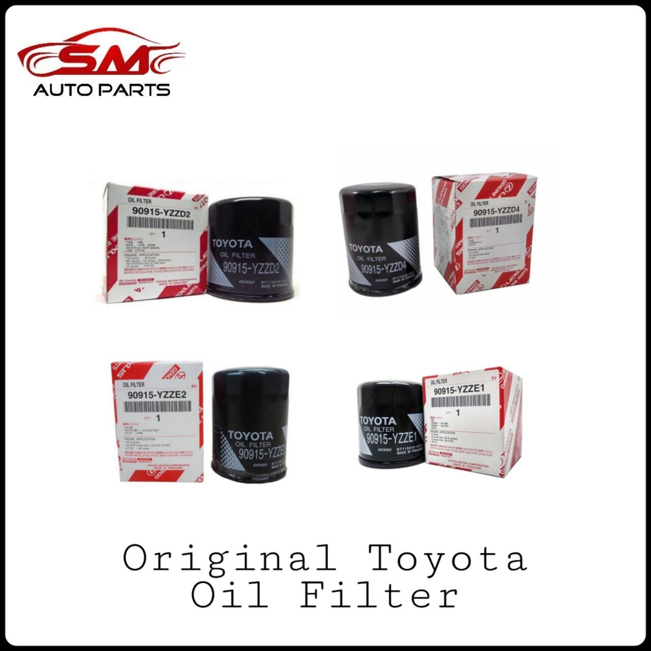 Toyota Oil Filter - E1 N2 / E2 / D2 / D4 ( Genuina Parts ) | Lazada