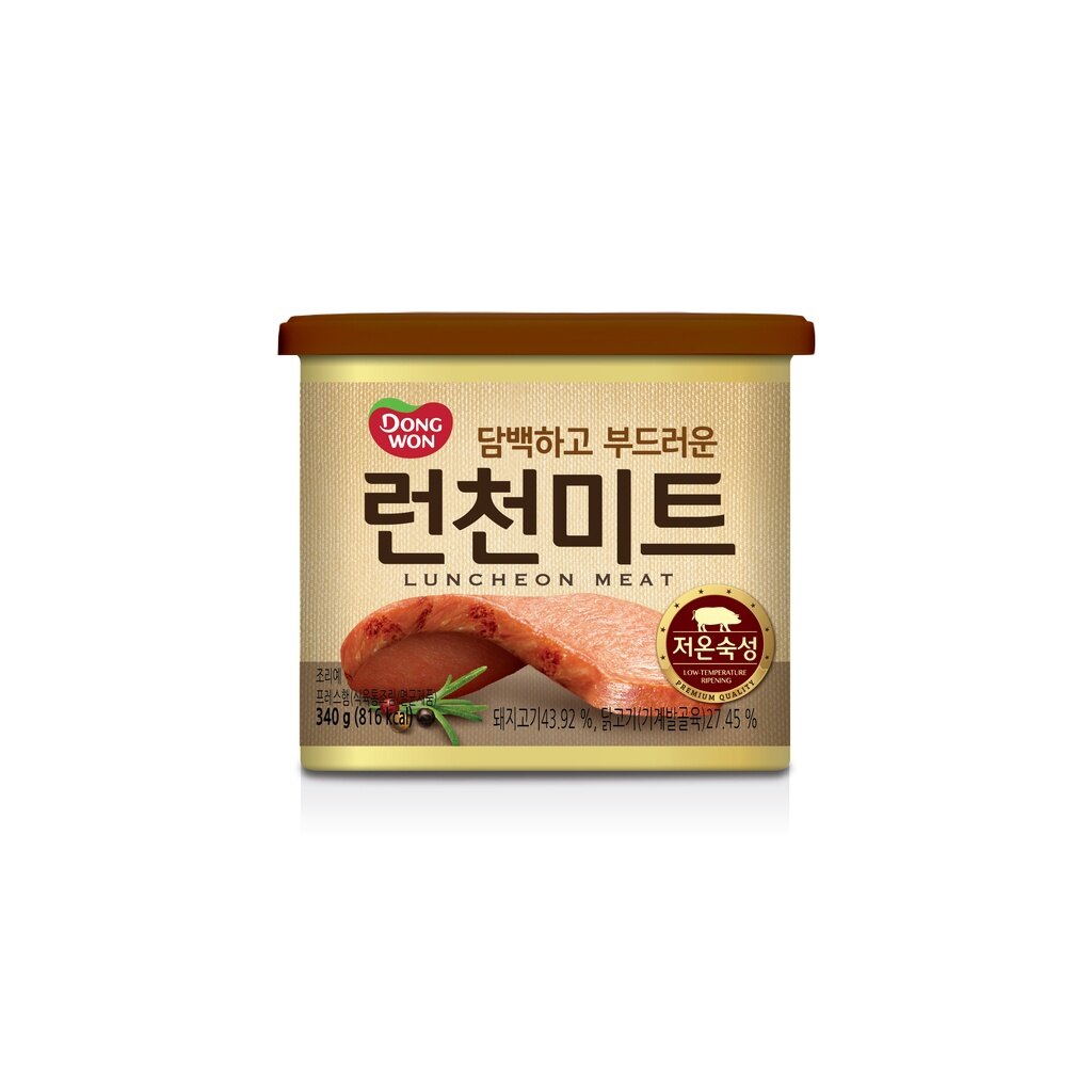 Korea Lotte Luncheon Meat 340gOK/Premium Dongwon BlackP Pepper ...