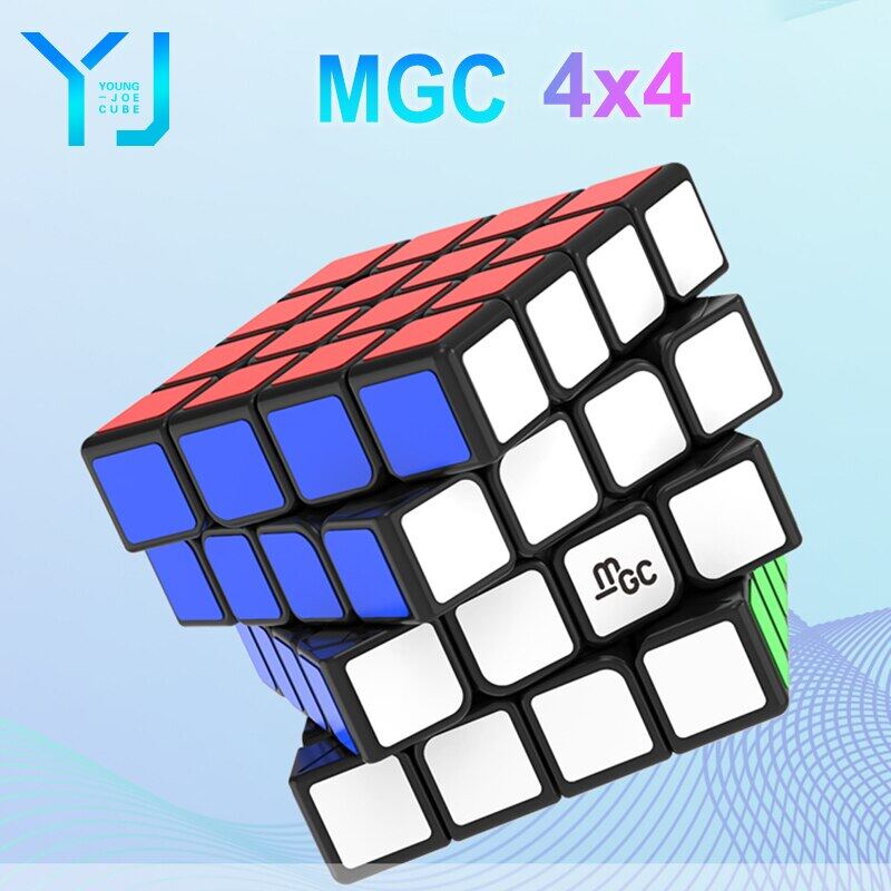 YJ MGC 4X4 M Magnetic Magic Speed Cube Stickerless Professional Fidget ของเล่น MGC 4 M Cubo ...