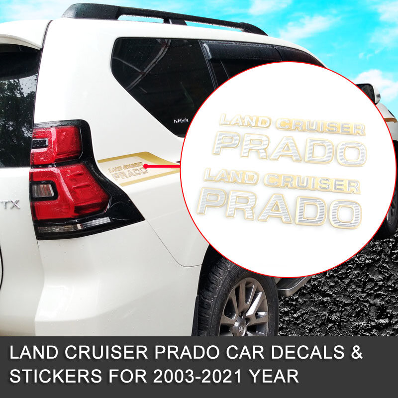 land cruiser Prado color bar Middle East 2700 domineering Car Decals ...