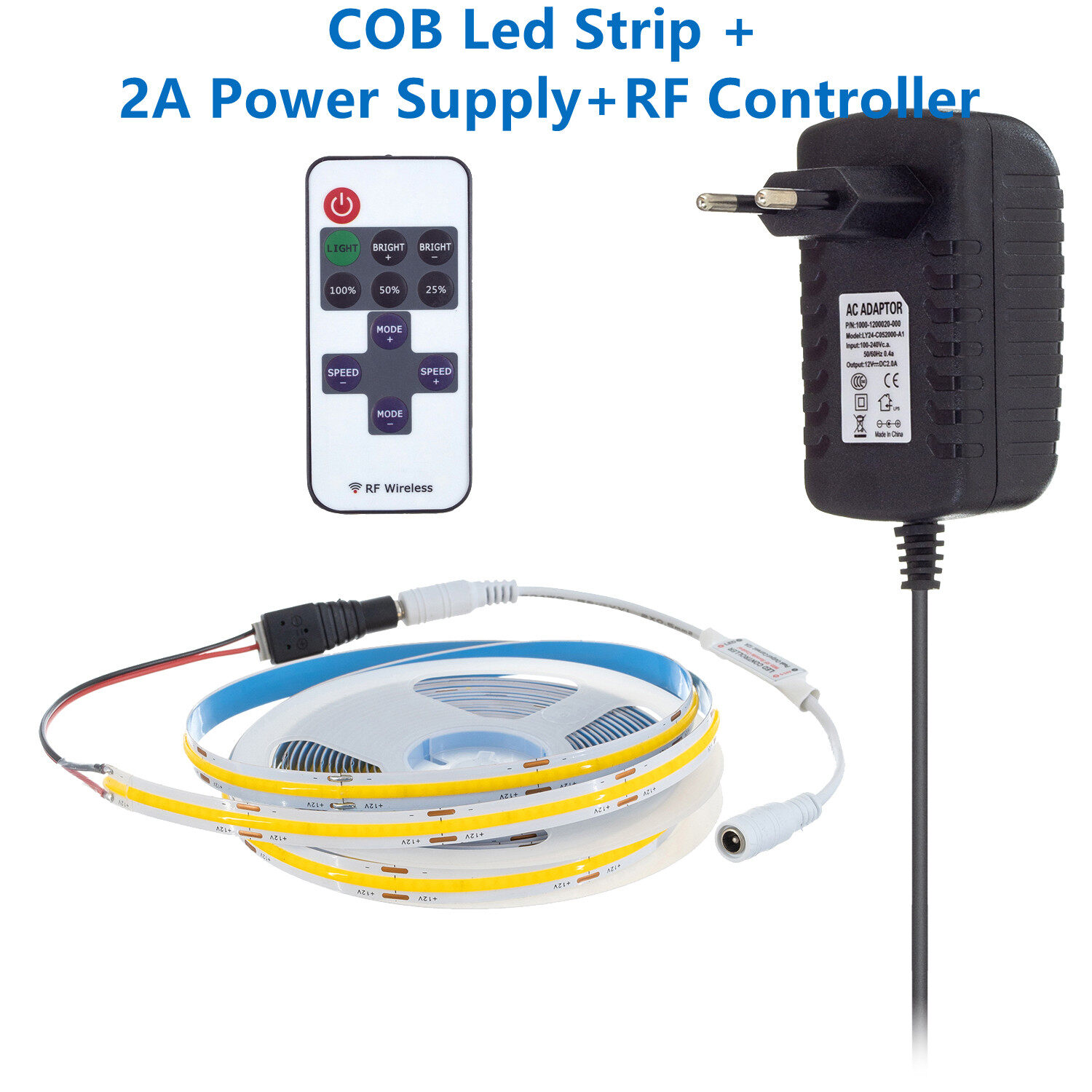 COB LED Strip Light High Density Flexible FOB Led Lighting Bar RA90 ...