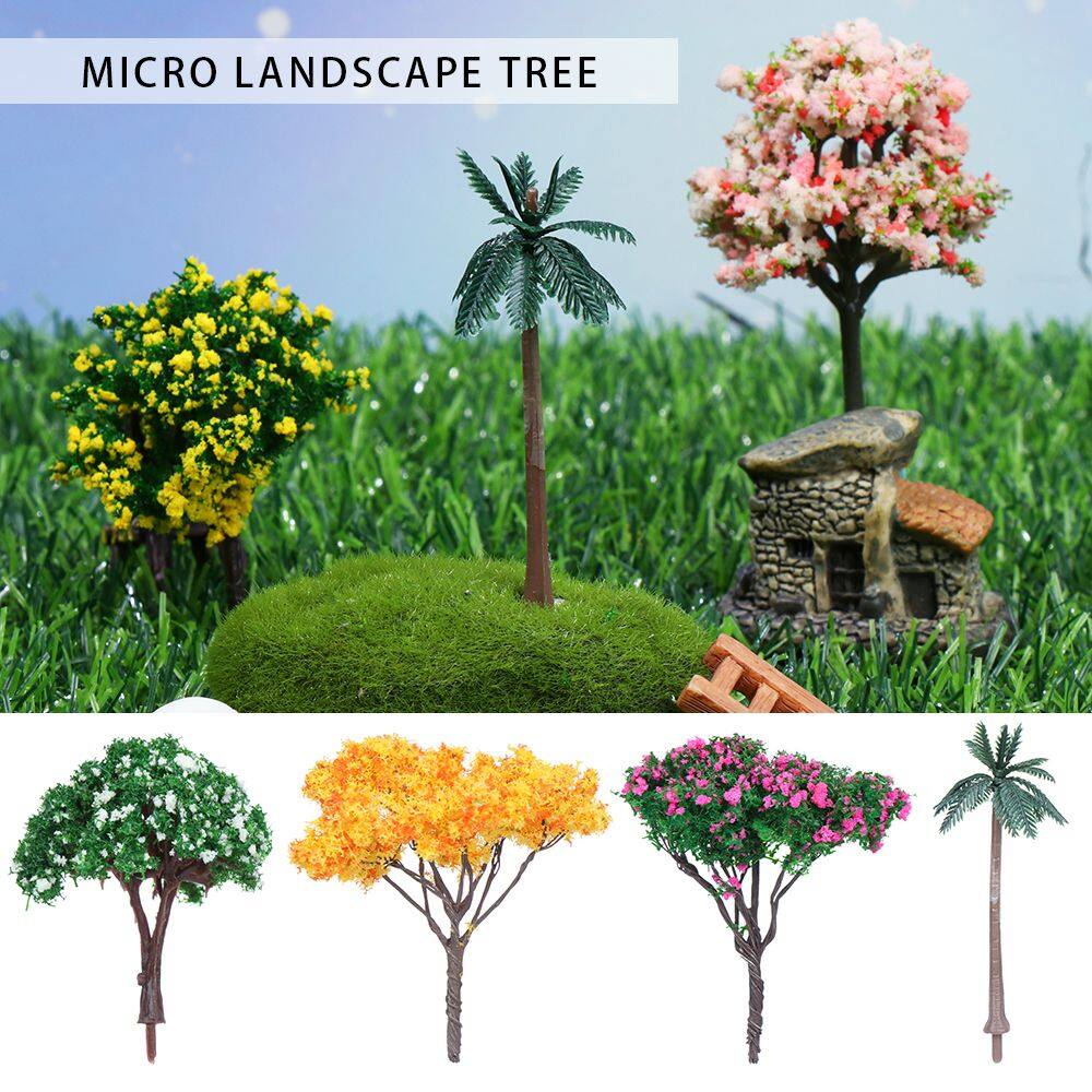Lembre 10รูปแบบ Miniatures รูป Moss เครื่องประดับ Terrarium อุปกรณ์เสริม Fairy Garden Dollhouse ...