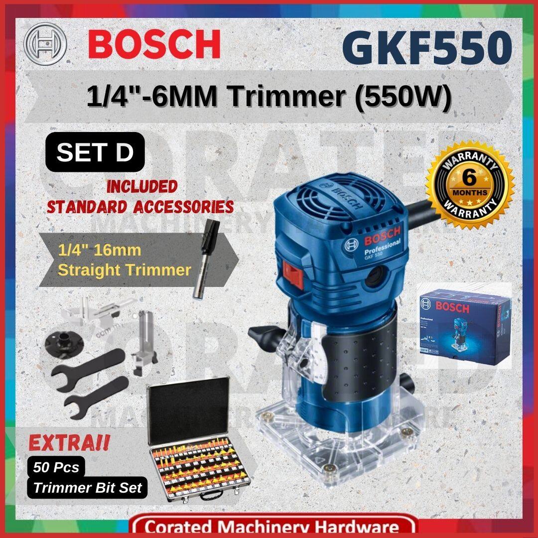 [CORATED] Bosch GKF550 Palm Router / Trimmer 1/4"-6mm, 550W (6 Month ...