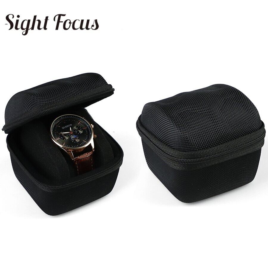1 2 3 5 Slots EVA Hard Shell Watch Box Portable Outdoor Watch Organizer ...