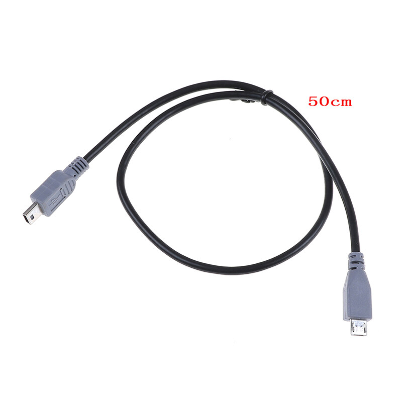 1PC micro usb male to mini usb male adapter converter data cable line ...