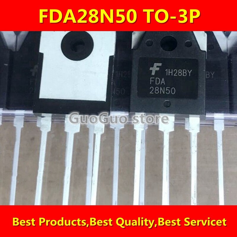 5Pcs FDA28N50 TO-3P 28N50 FQA28N50 TO3P 28A 500V MOSFET ทรานซิสเตอร์ ...