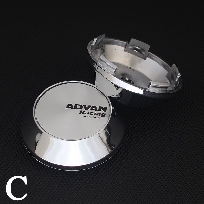 ZEWAN NEW 4pcs xxr racing wheel hub caps 65mm OD & 60mm ID advan wheel ...