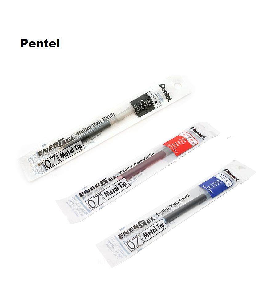 Pentel Refill FOR ENERGEL 0.7mm ( Black , Blue , Red ) - LR7 - FOR ...