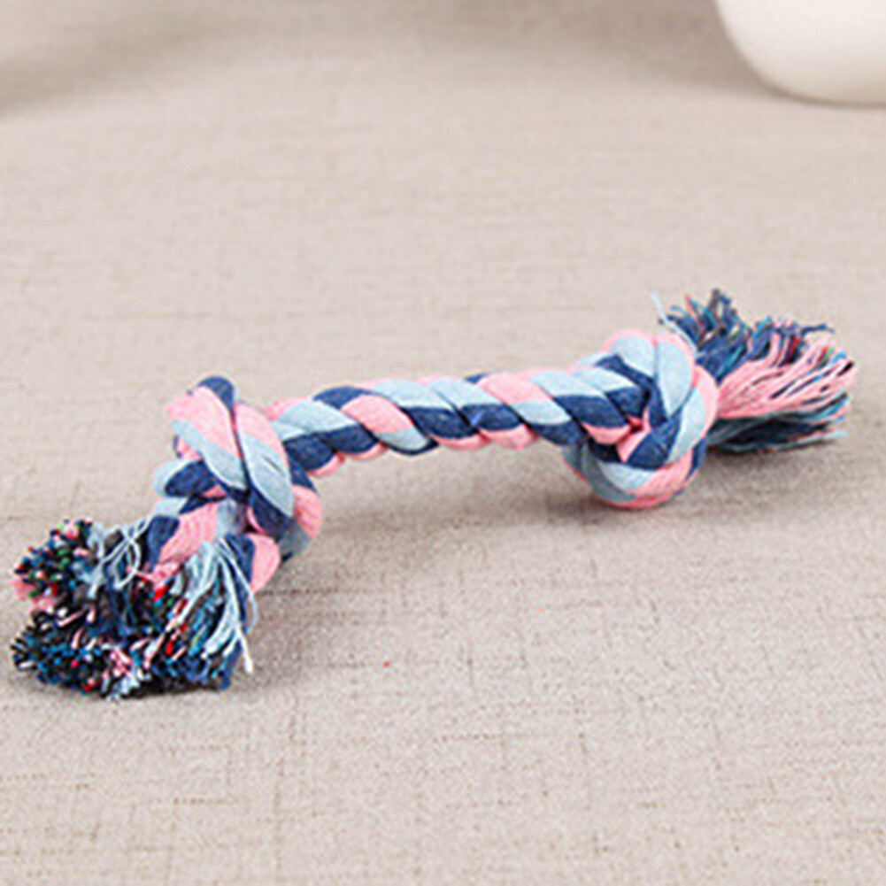 Westcoolpet 19/25/30cm Pet Dog Puppy Double Knots Bone Cotton Rope Bite ...