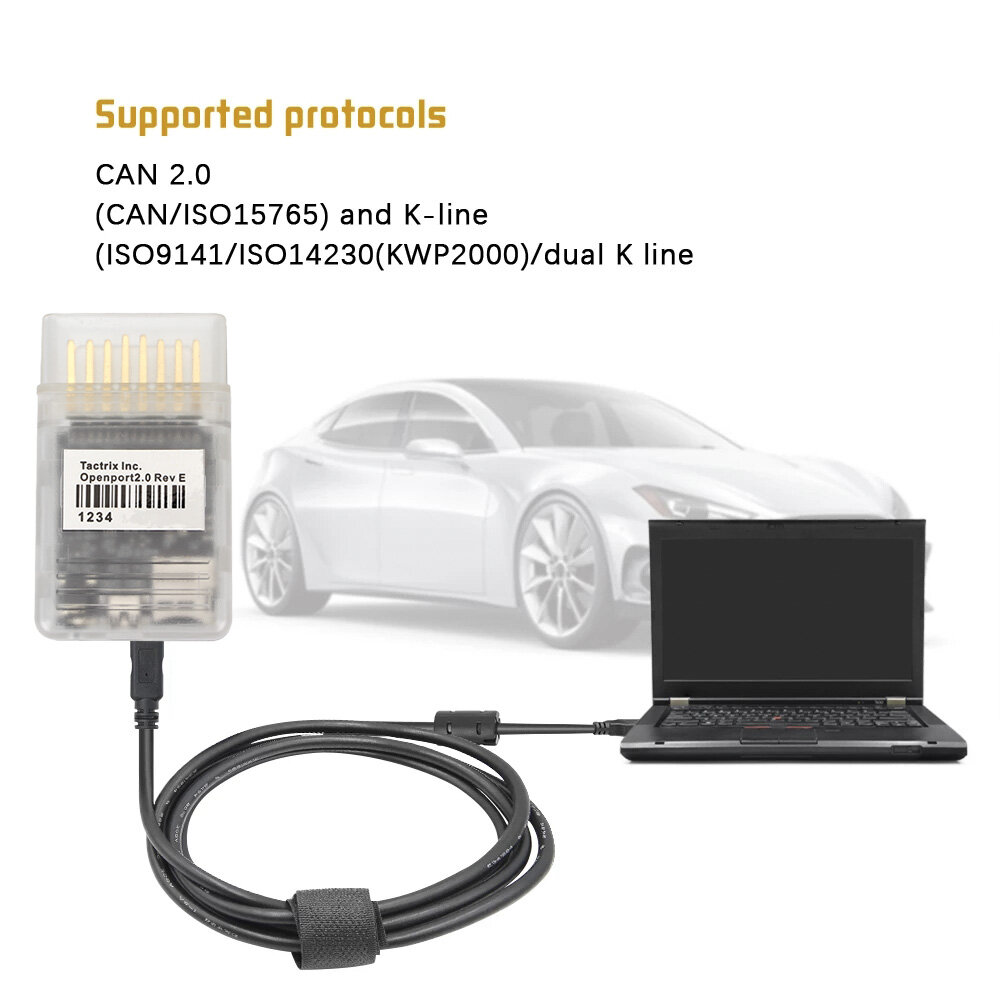 Car Diagnostic Tool ECU Chip Tuning Tool Tactrix Openport 2.0 OBD2 ...