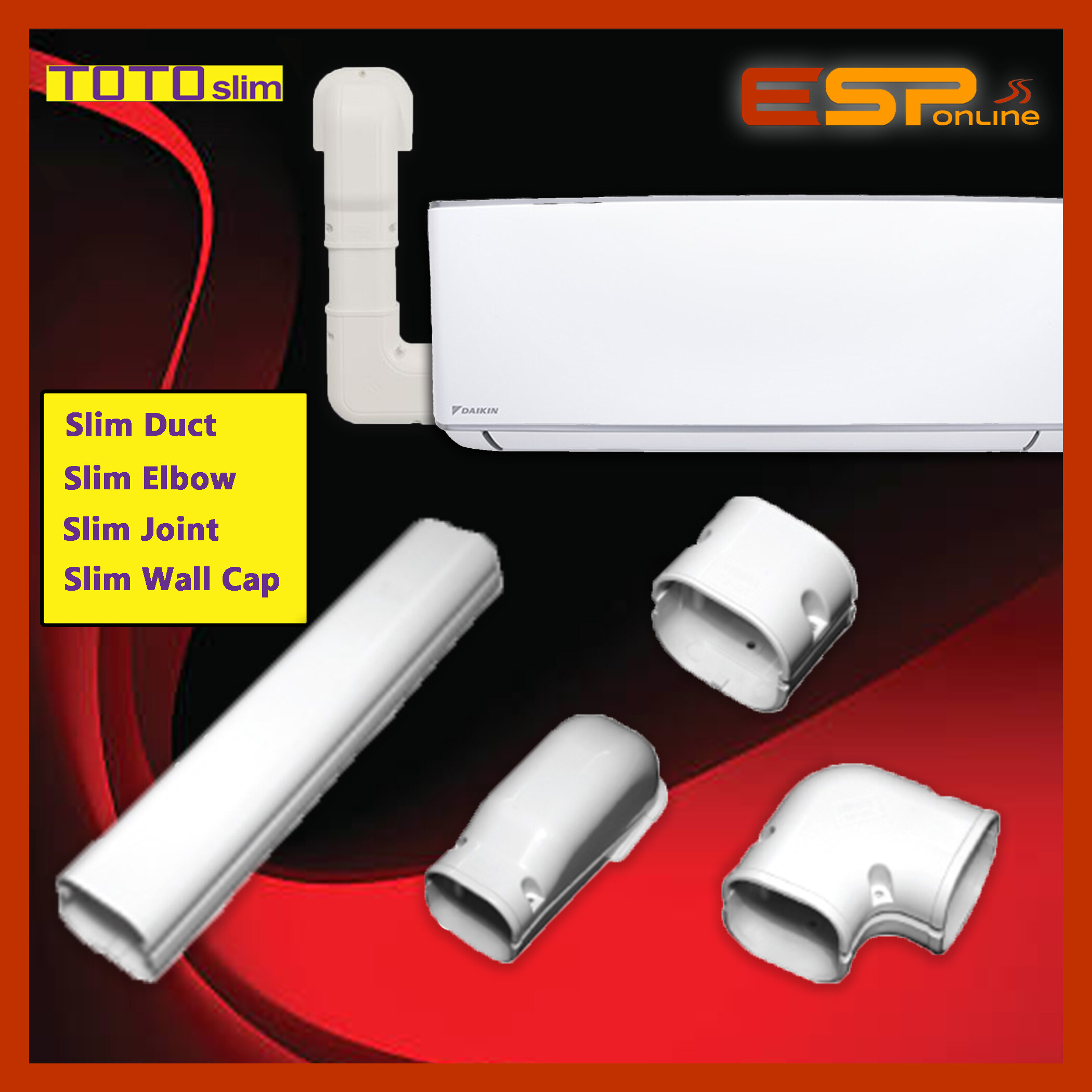 Toto Slim For Air Conditioner Piping Casing / Trunking / Fitting ...
