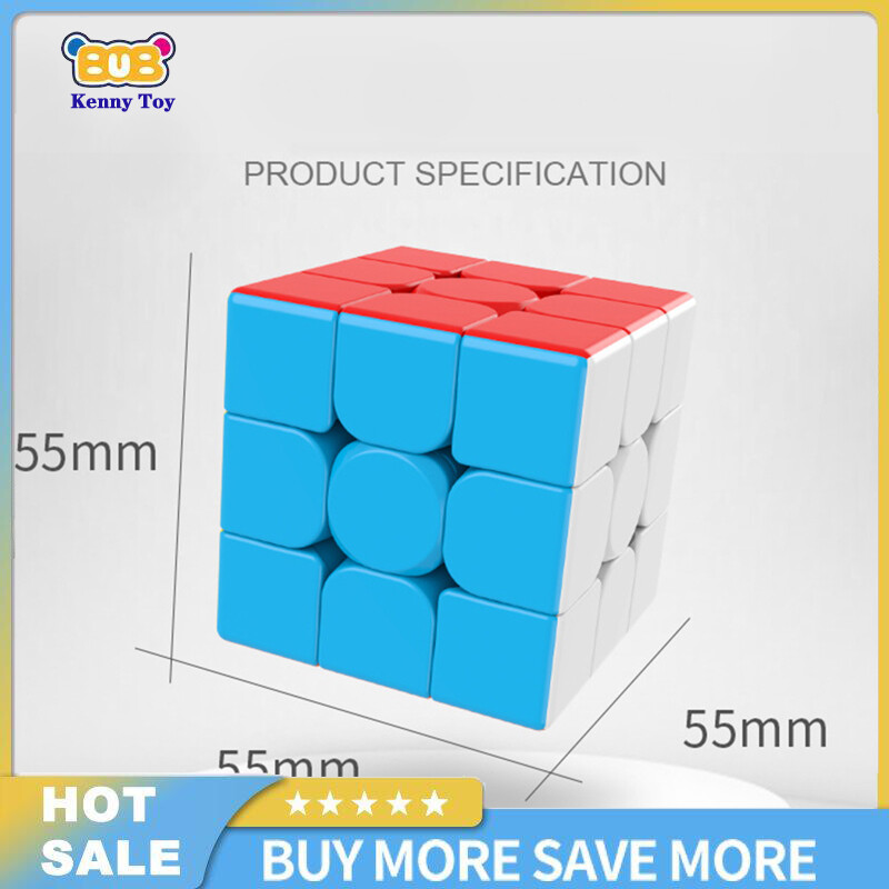 Moyu Meilong 3X3 Speed Cube Stickerless Ergonomic Magic Cube เด็กปริศนา ...