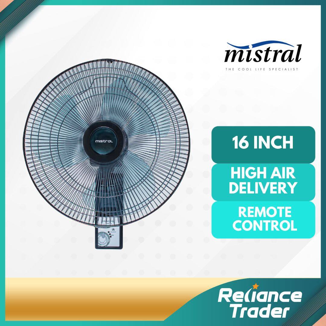Mistral 16 Inch Remote Wall Fan MWF16R MWF16R | Lazada
