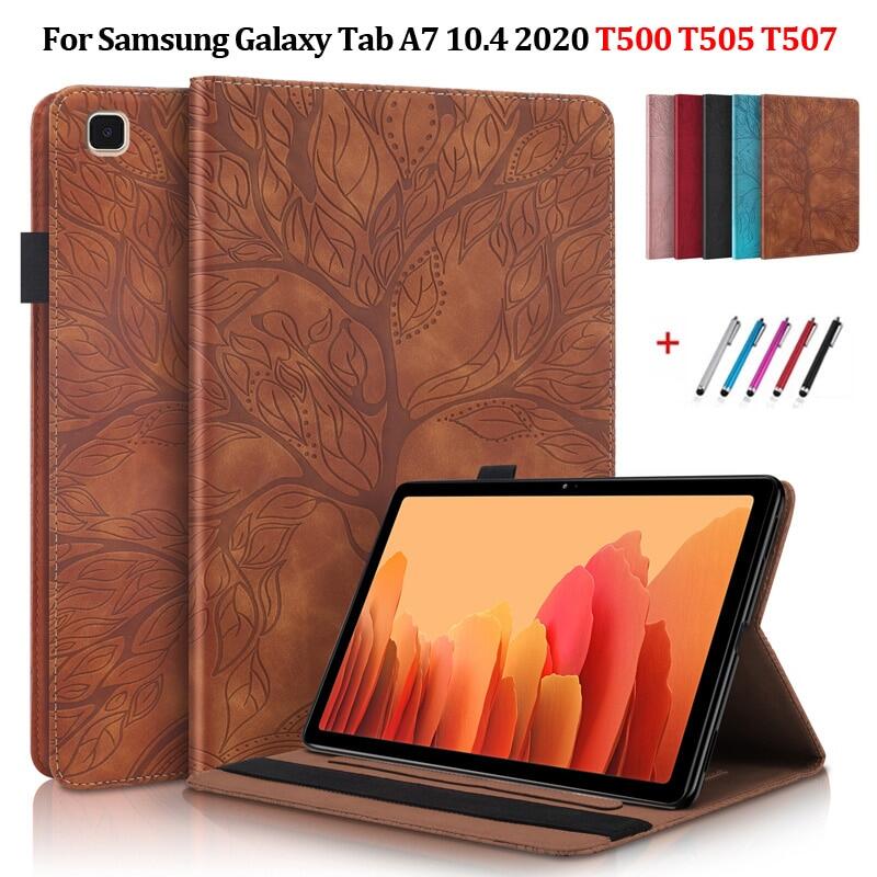 แท็บเล็ต Funda สำหรับ Samsung Galaxy Tab A7 2020 T500เคส T505 T507ฝาพับ ...