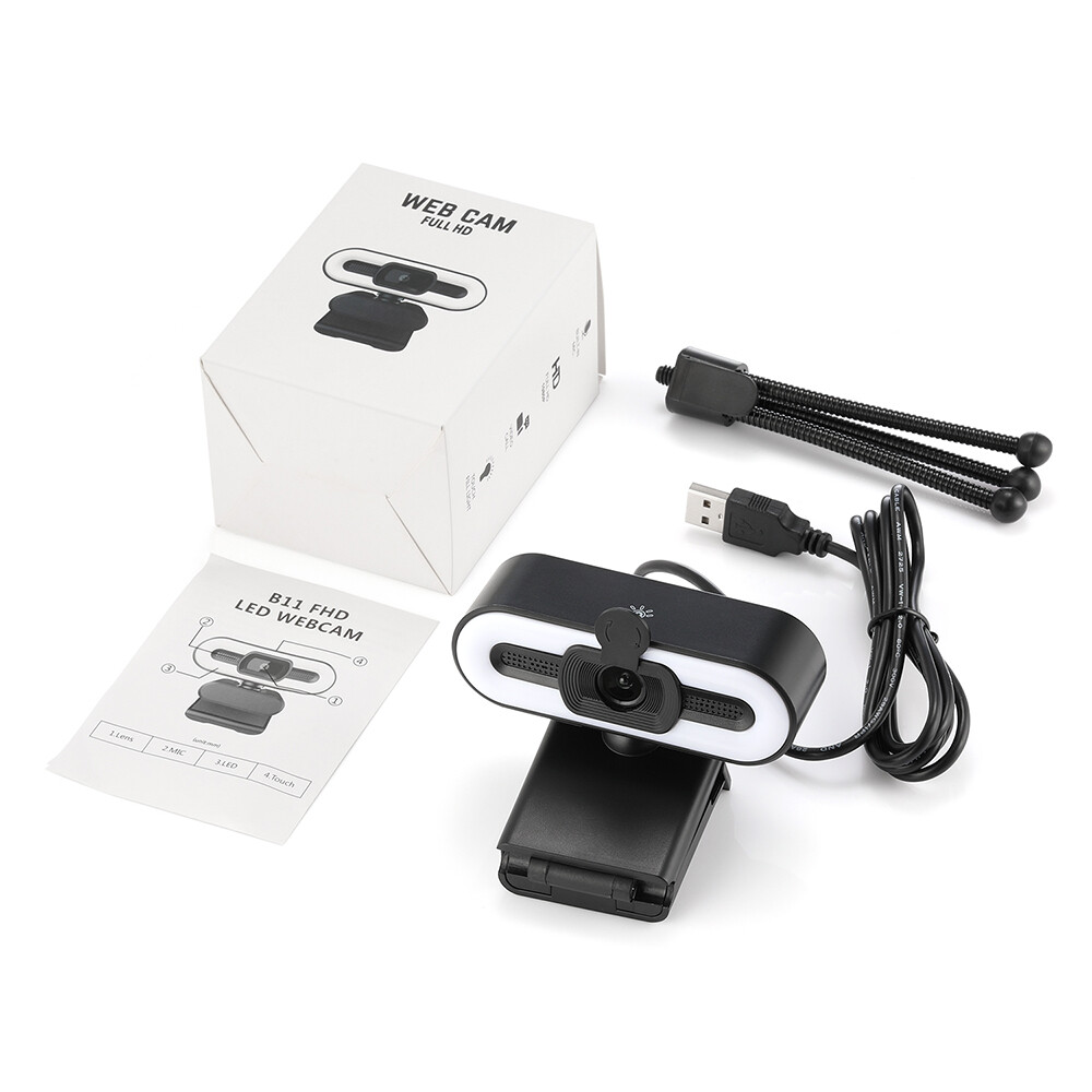 Lizilin เว็บแคมใสมาก2K/1080P พร้อมไมโครโฟน,กล้องเว็บแคมสำหรับ ...