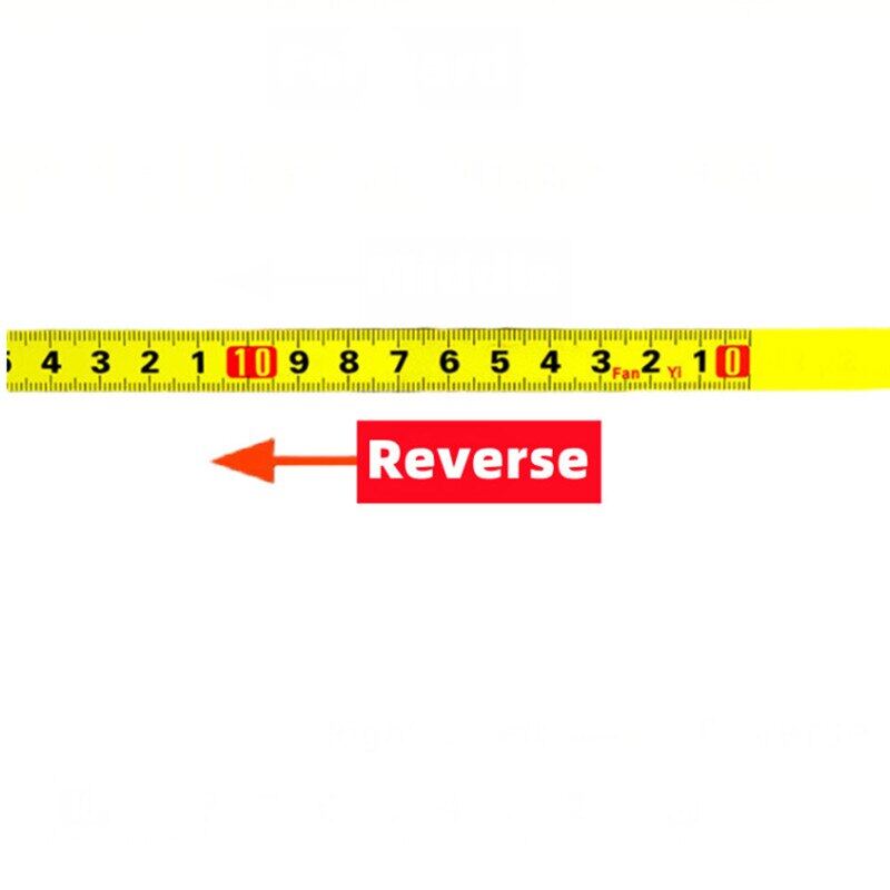 1M Self-Adhesive Measuring Tape Stainless Steel Workbench Ruler ...