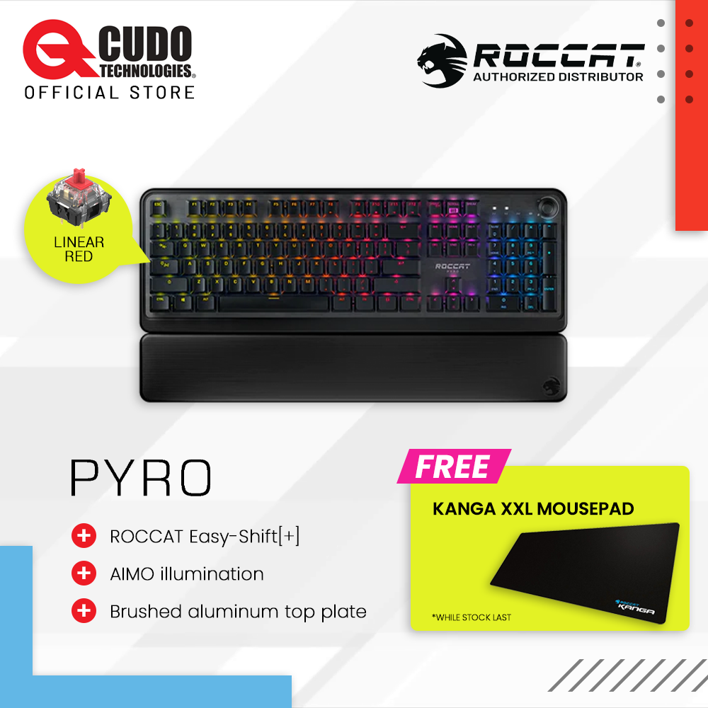 ROCCAT Pyro Mechanical Gaming Keyboard - Red Switches | Lazada