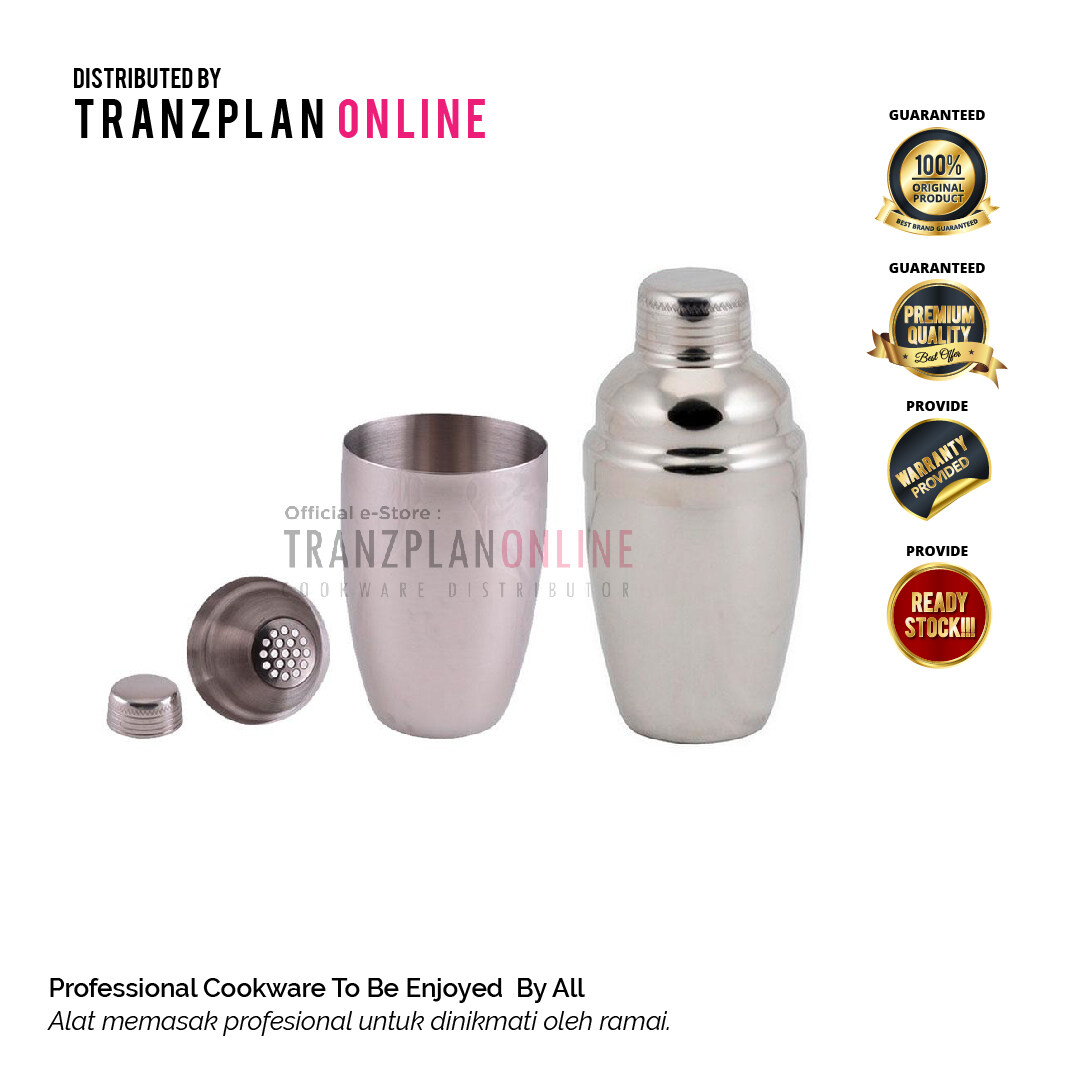 PROFESSIONAL STAINLESS STEEL COCKTAIL SHAKER DRINK MIXER 350ml/ 530ml ...