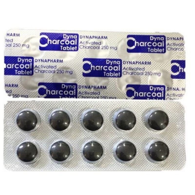 DYNA CHARCOAL TABLET ( 10 tablets ) | Lazada