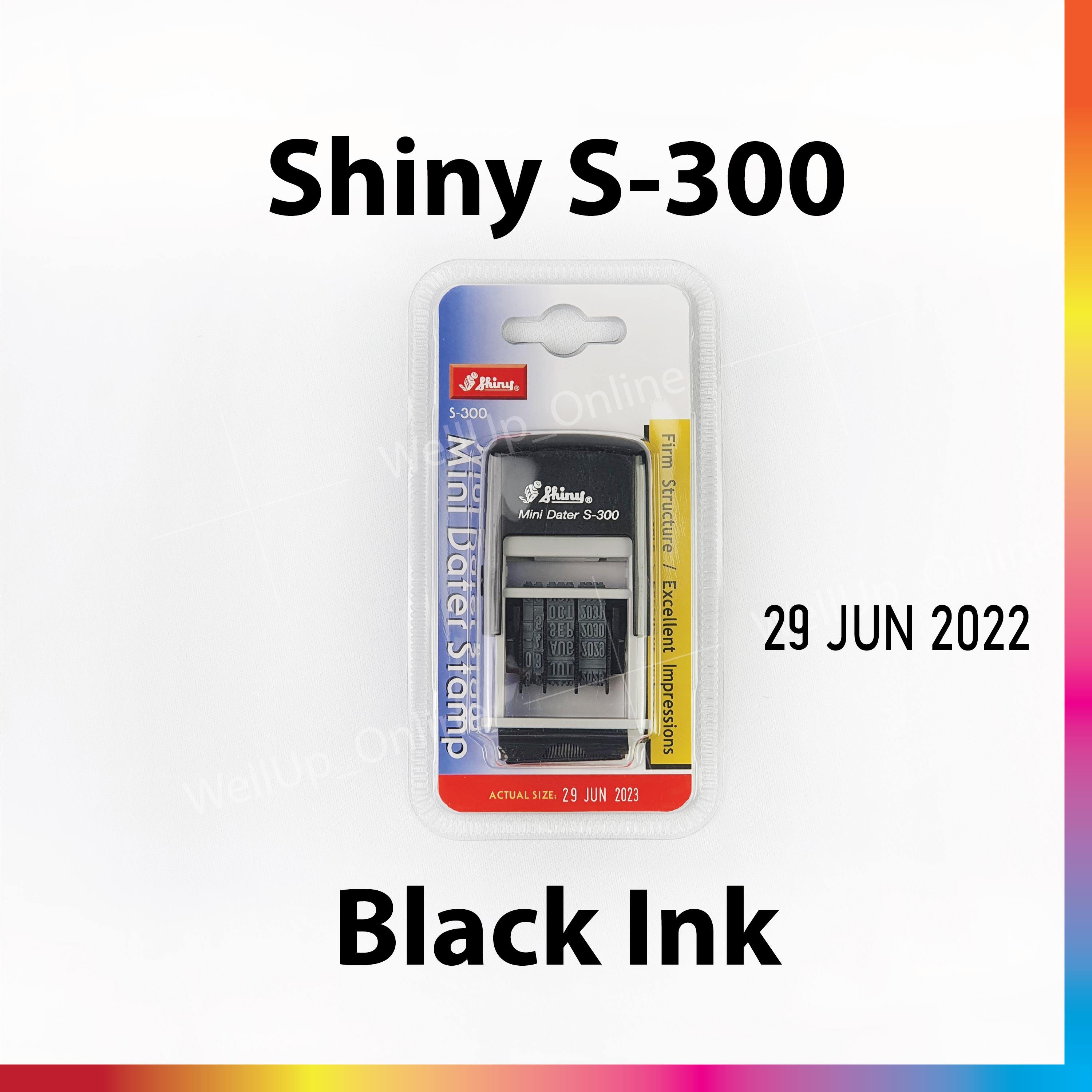 Shiny S-300 / S-400 - Mini Dater Stamp (Chop) Self Inking Date Stamp | Lazada