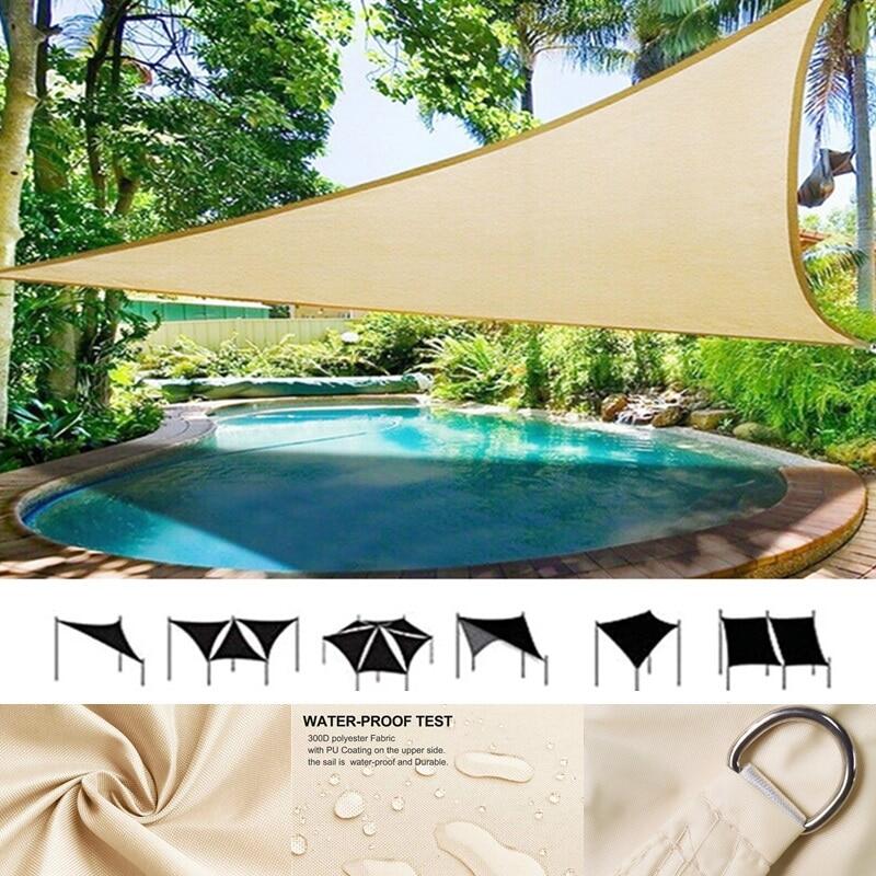 3x4x5 M Right Angle Shade Sail Triangle Sun Shade Sail Carport Garden ...