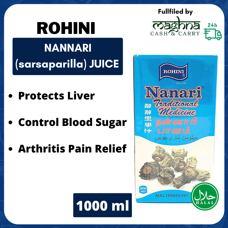Rohini Nanari/ Sarsaparilla Traditional Medicine Herbal Juice (Minuman ...