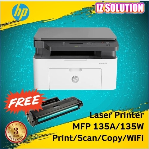HP LASERJET MFP 135A / M135W PRINTER [ PRINT / SCAN / COPY / WIFI ...
