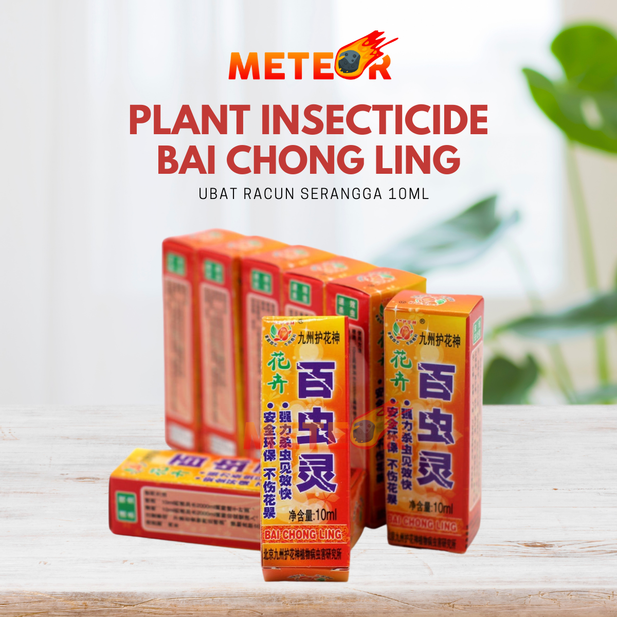Plants Insecticide Ubat Racun Serangga 10ml / Bai Chong Ling百虫灵 | Lazada