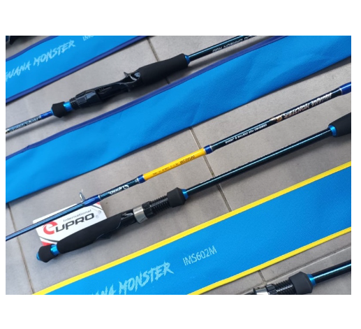 EUPRO IGUANA MONSTER SOLID CARBON SPINNING AND BAIT CASTING ROD | Lazada