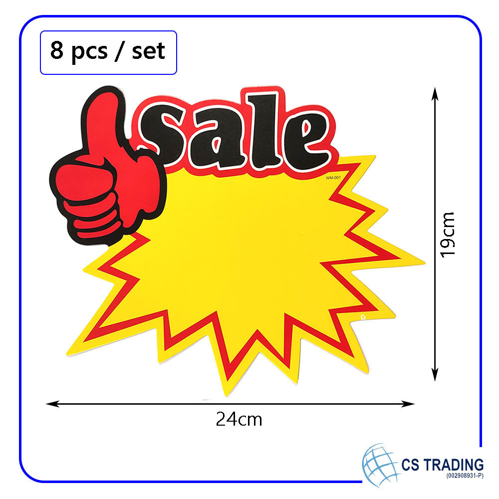 Extra Large Assorted Marketing Discount Price Tag Labels / Hot / New ...