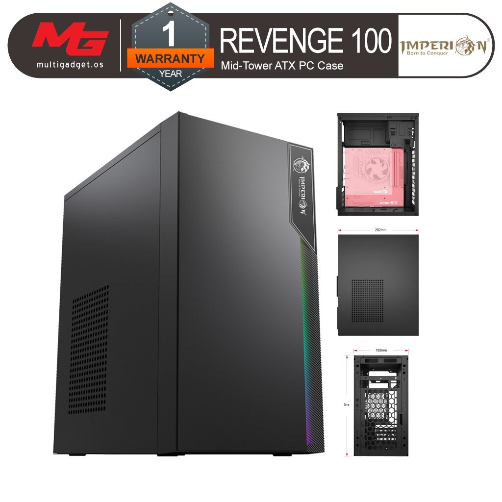 Imperion REVENGE 100 Micro ATX Gaming Case | Lazada