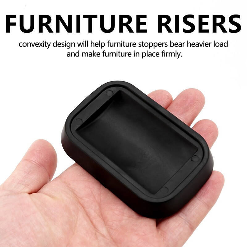 4PCS Bed Stopper Furniture Stopper Caster Cups Fits to All Wheels of ...