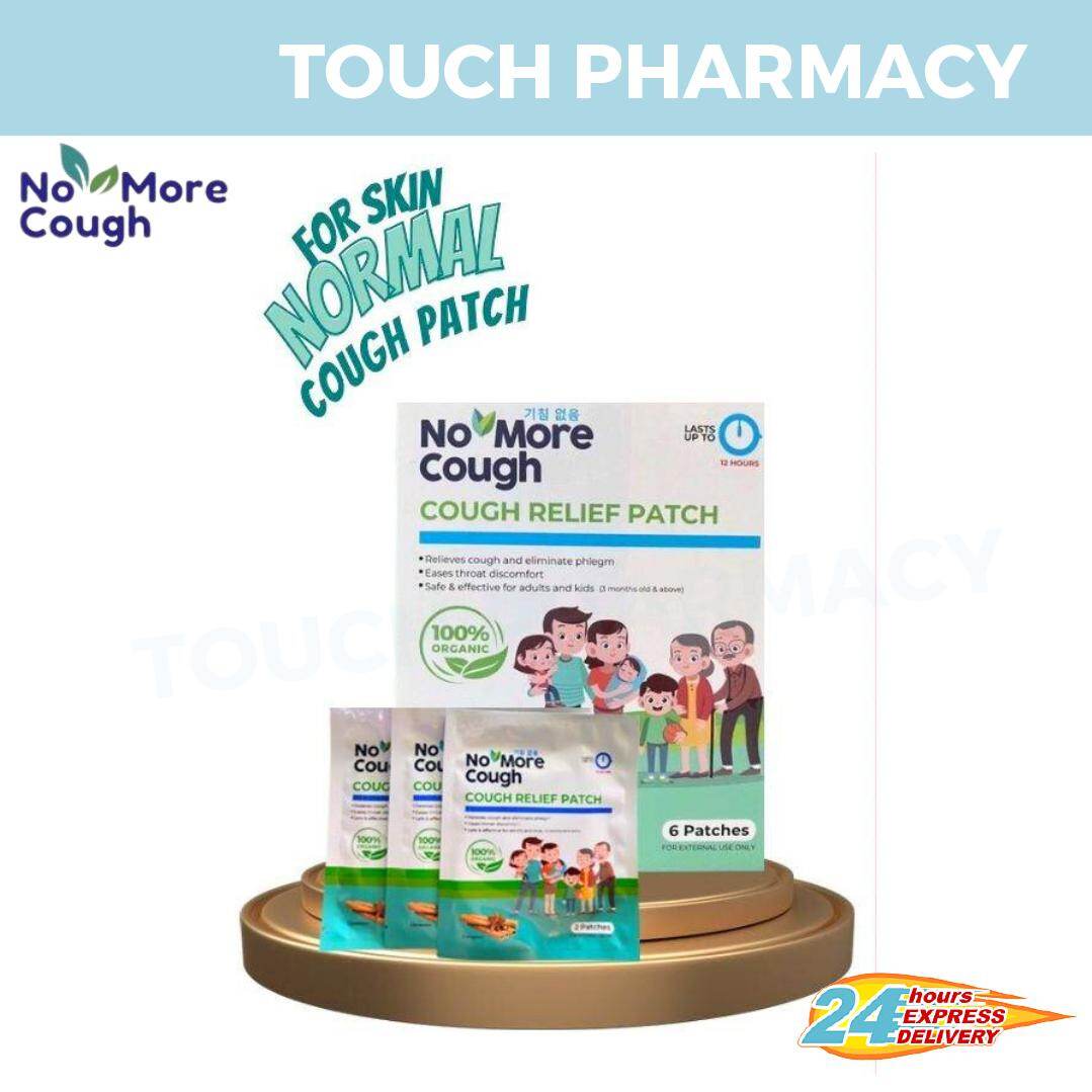 NO MORE COUGH Relief Patch Original/Sensitive Skin 6'S/BOX (Pelekat ...