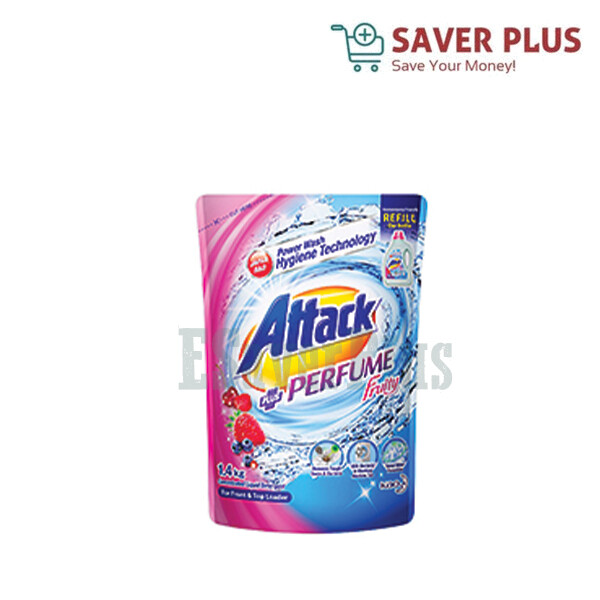Attack Liquid Detergent Fruity Perfume 1400g | Lazada