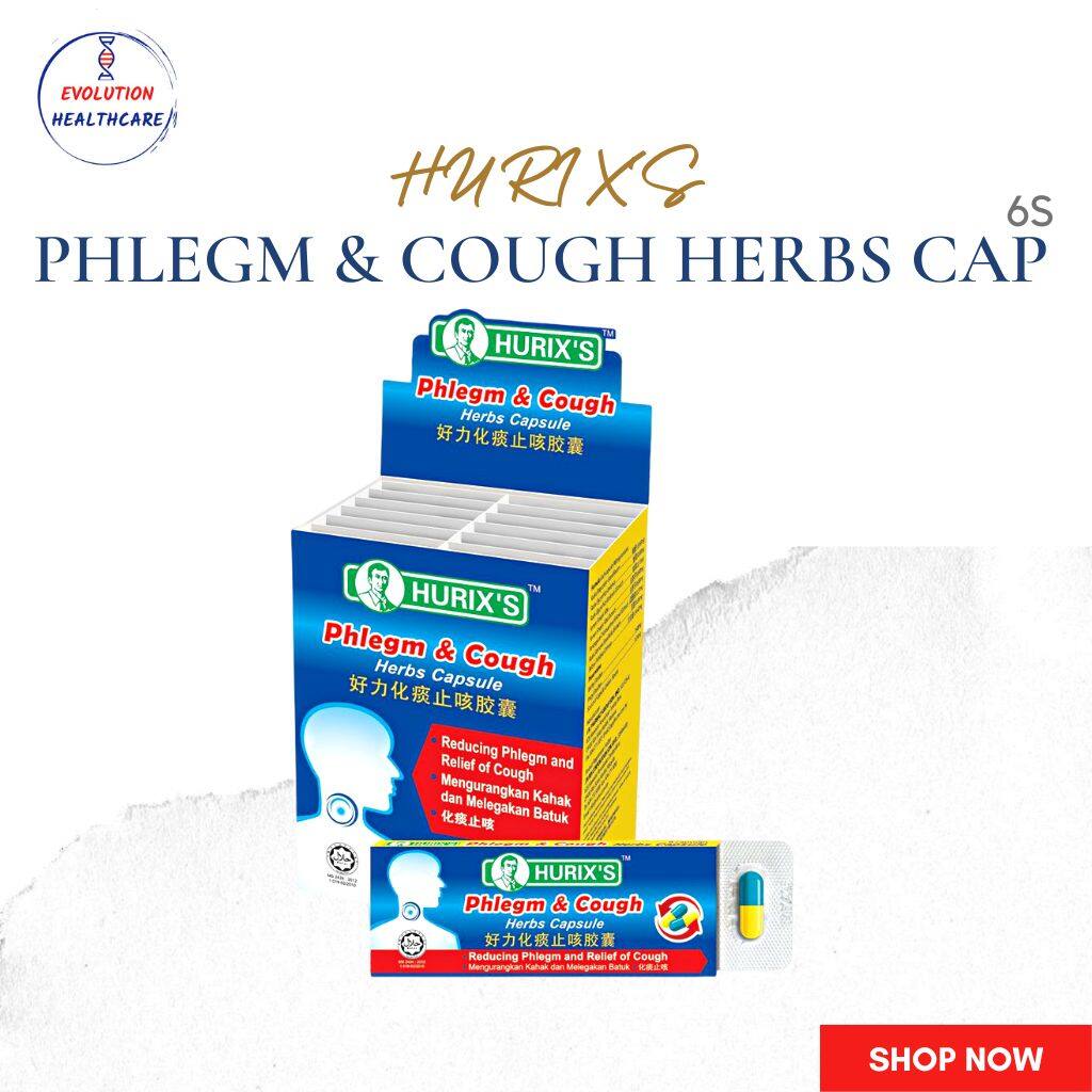 HURIX'S PHLEGM & COUGH HERBS CAP 6S / STRIP | Lazada