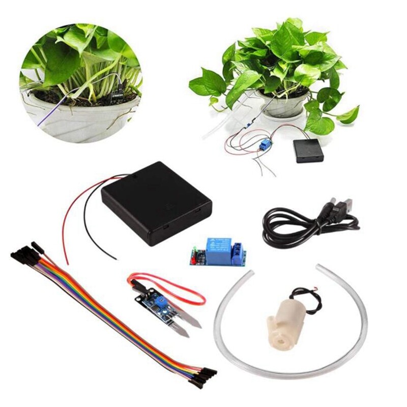 Soil Moisture Sensor Kit Automatic Watering System Manager with Mini ...