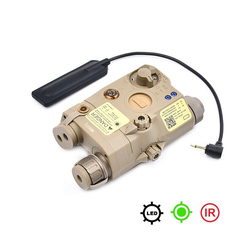 Tactical PEQ-15 PEQ 15 LA5C DBAL NGAL Red Dot Green Blue IR Laser ...
