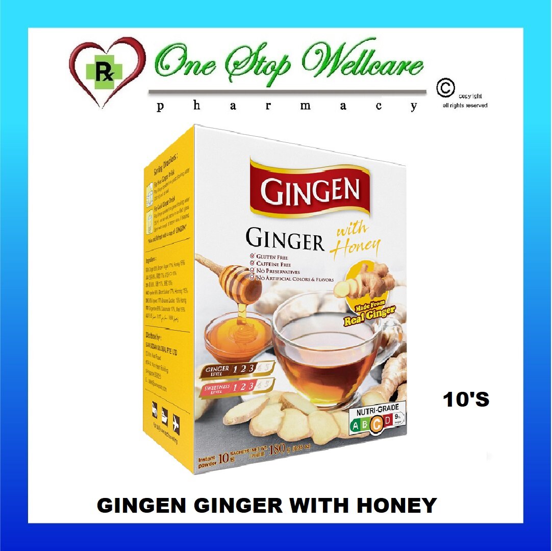 GINGEN TEA (GINGER WITH HONEY) 10'S (EXP:06/2026) | Lazada