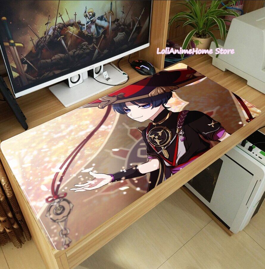 Game Anime Scaramouche Genshin Impact Mouse Pad Thicken Laptop Gaming ...