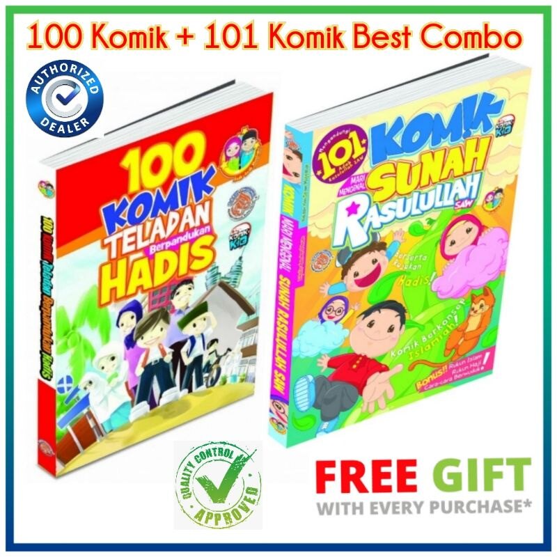 Buku Cerita Kanak Kanak 100 Komik Teladan dan 101 Komik Mari Mengenal ...