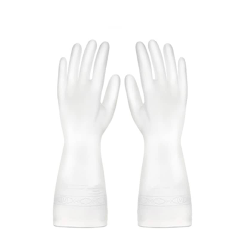 [Ready Stock] Latex PVC Dishwashing Hand Gloves Rubber Glove Waterproof ...