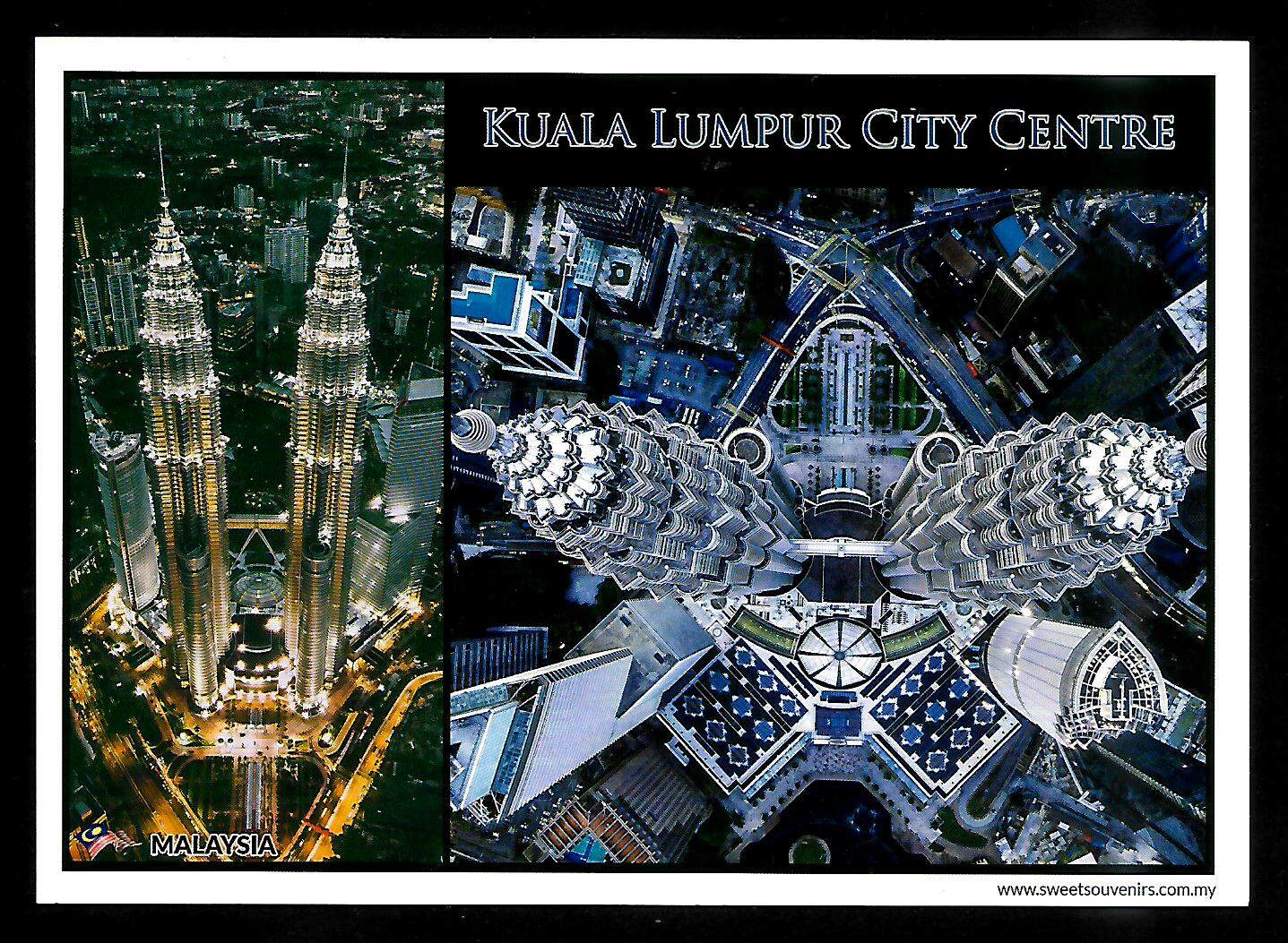 Malaysia Postcard - KLCC Petronas Twin Towers | Lazada