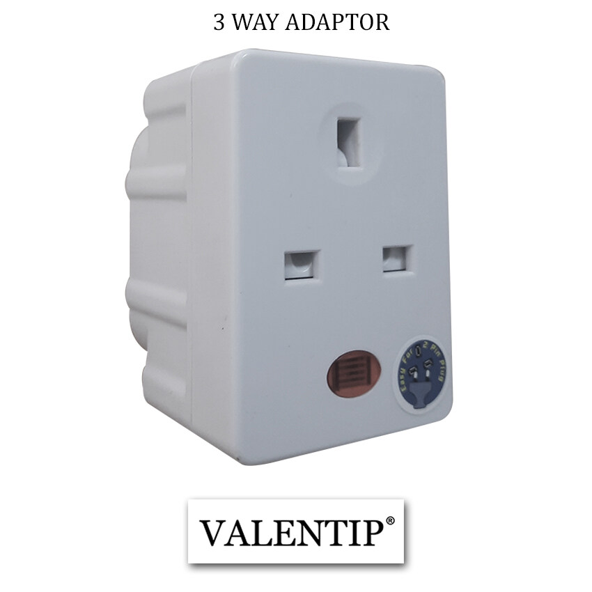 3 Way Adaptor / Multi Way Adaptor / 3way 3pin Plug / 13A Plug Socket ...