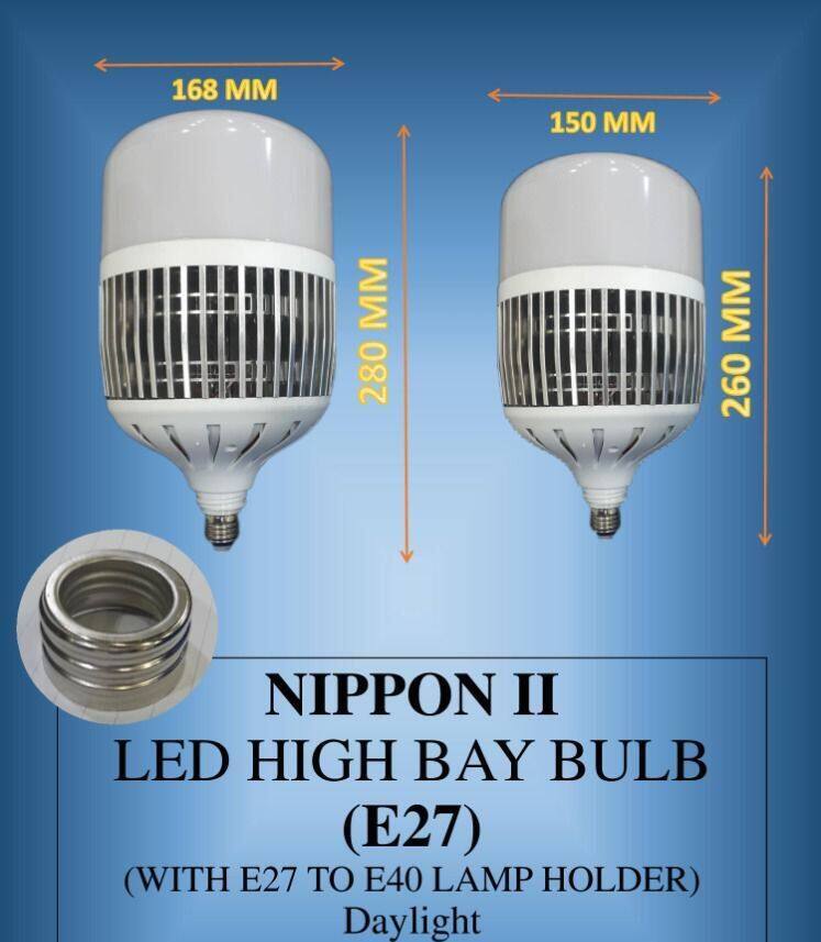 NIPPON II LED HIGH BAY BULB E27 150W 6000K (DAYLIGHT) | Lazada